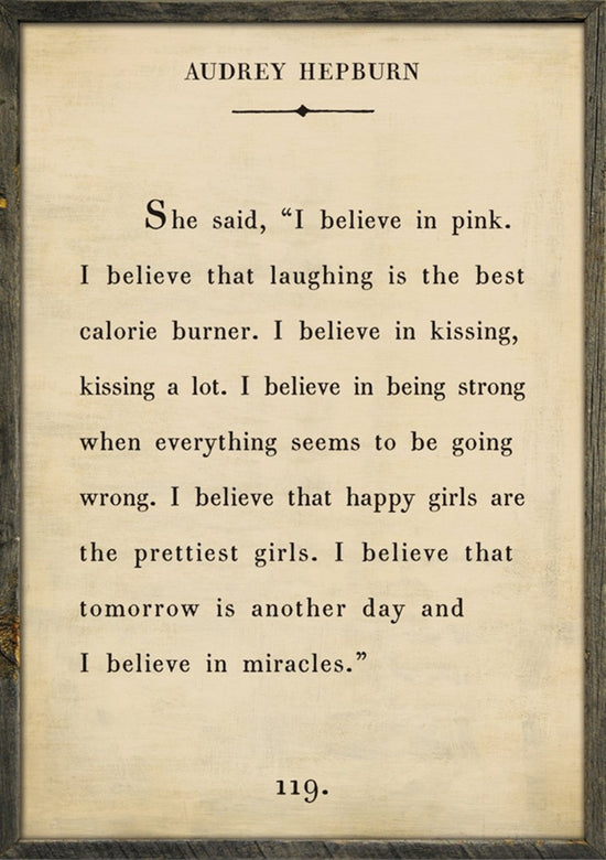 Words of Wisdom Print by Audrey Hepburn | Sugarboo Designs – Daniel Dry ...